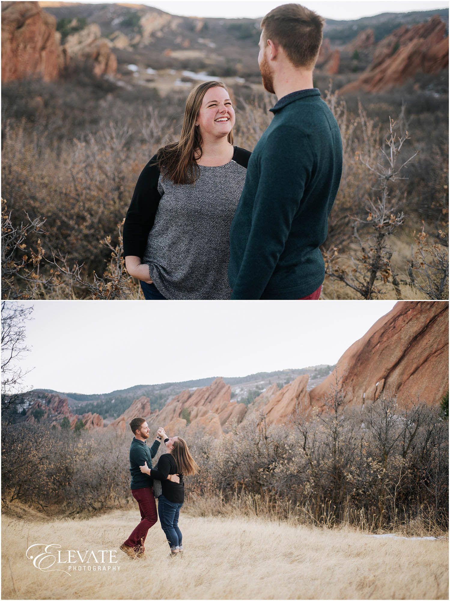 Lauren + Tyler | Roxborough State Park Engagement Photos - Denver ...