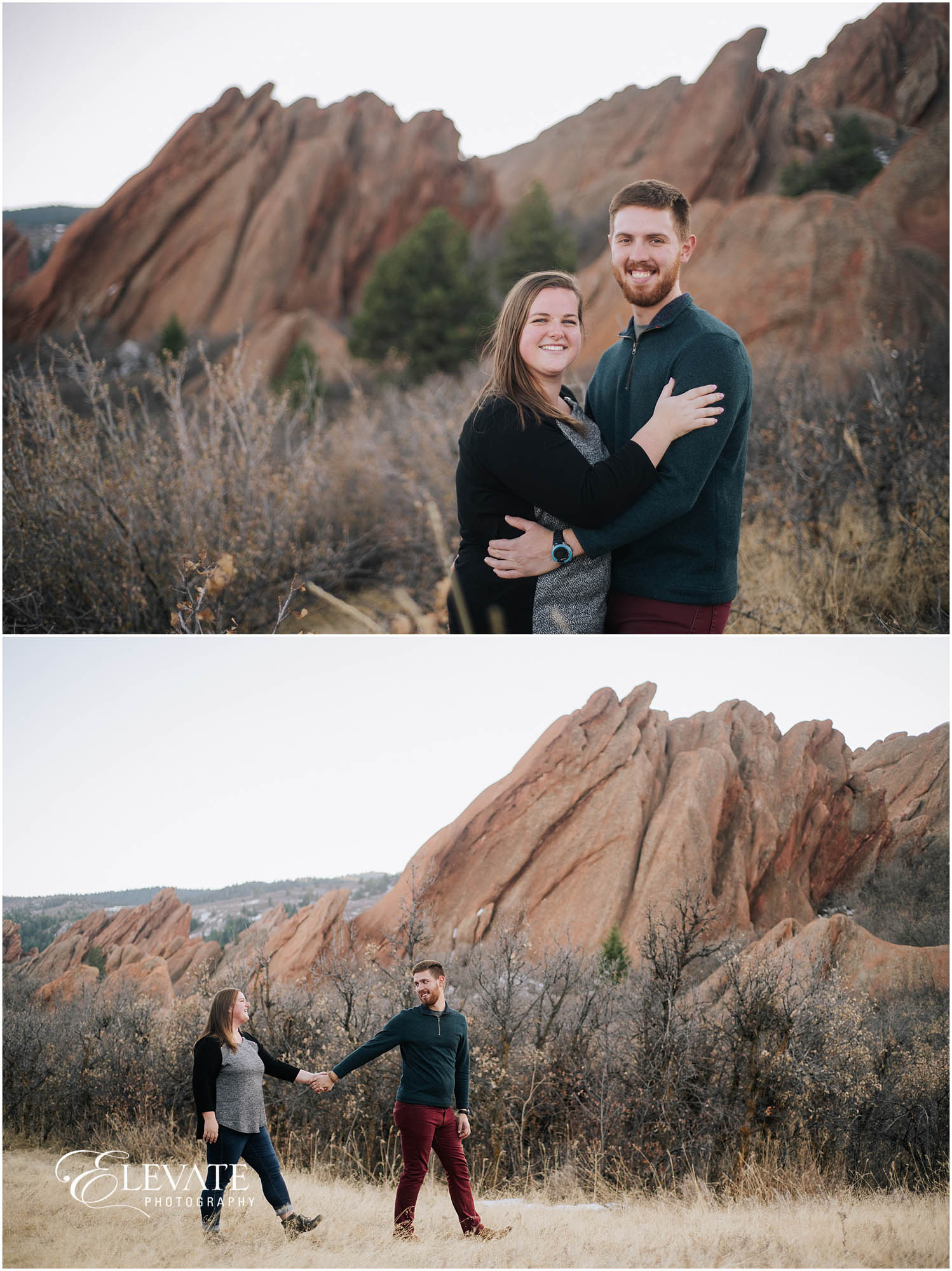 Lauren + Tyler | Roxborough State Park Engagement Photos - Denver ...
