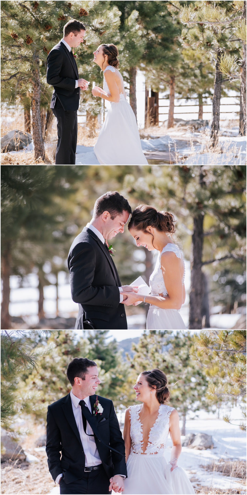 Kaci + Kevin | Spruce Mountain Ranch Winter Wedding Photos - Denver ...