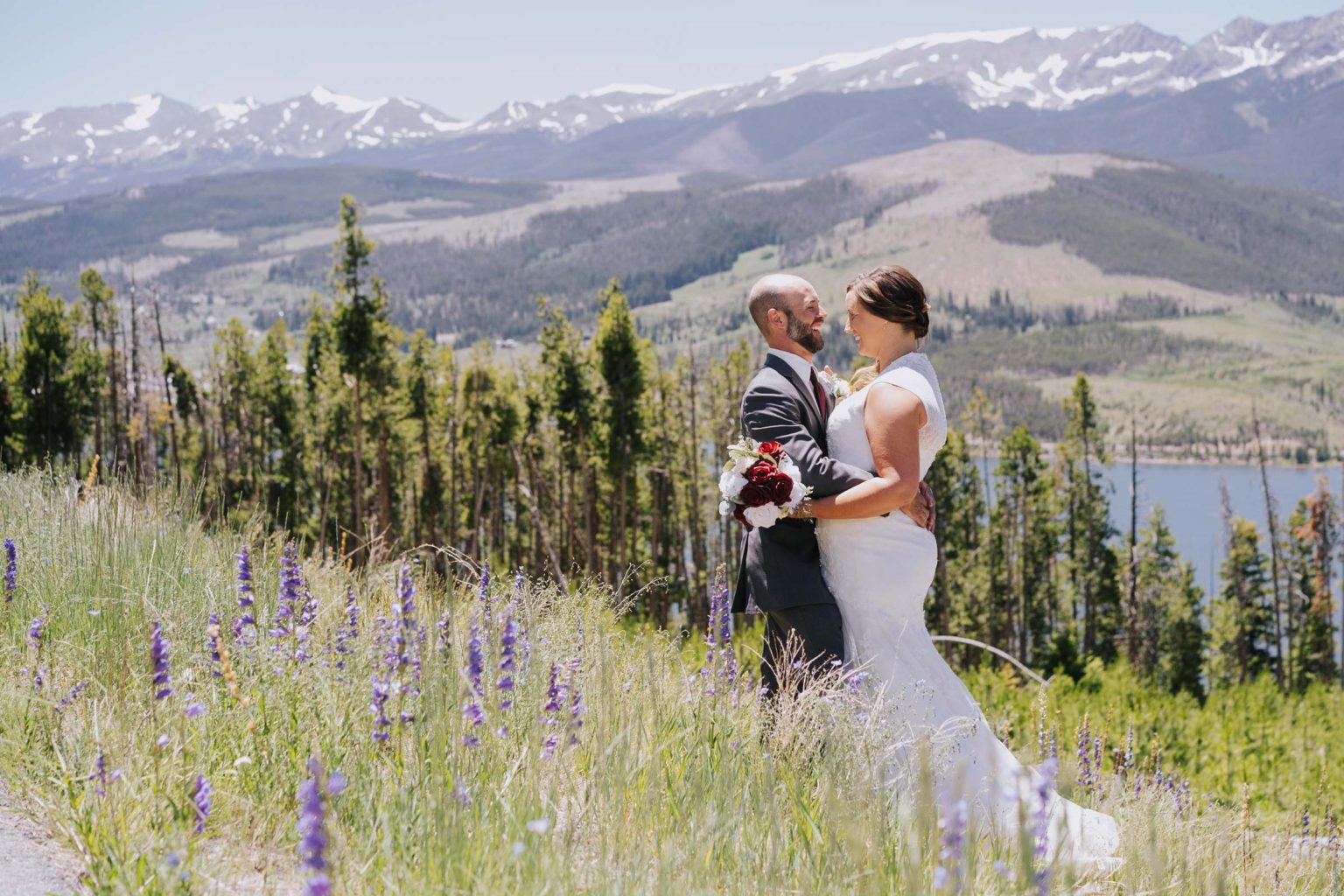 Kristen + Kyle | Silverthorne Colorado Mountain Micro Wedding - Denver ...